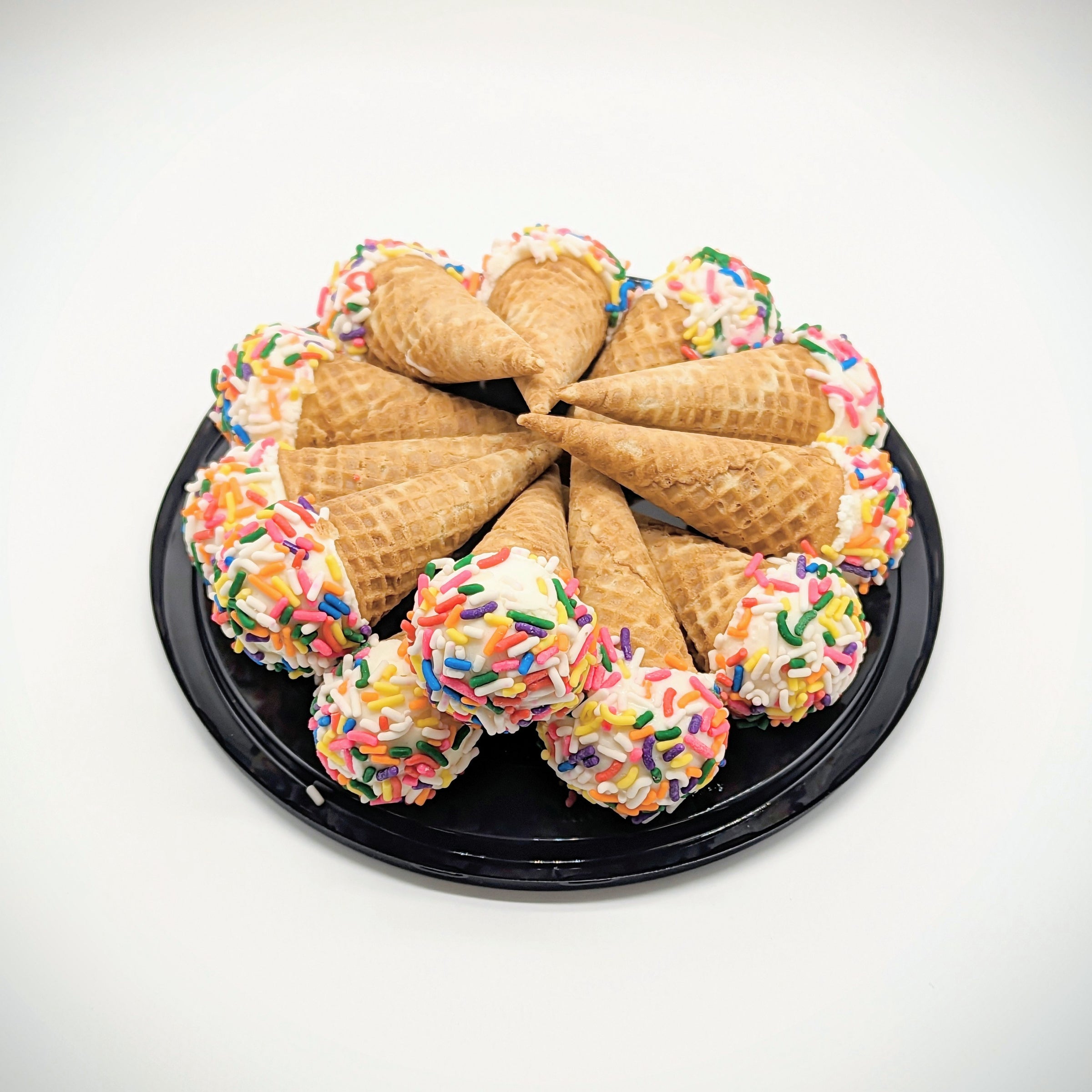 Rainbow Sprinkles Ice Cream Cone